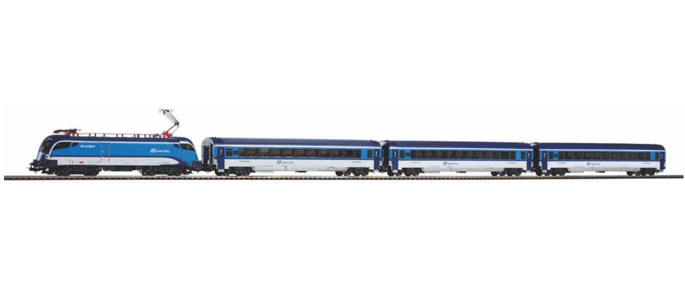 Set de start tren calatori, CD Railjet, Piko, Scara H0 (1:87)